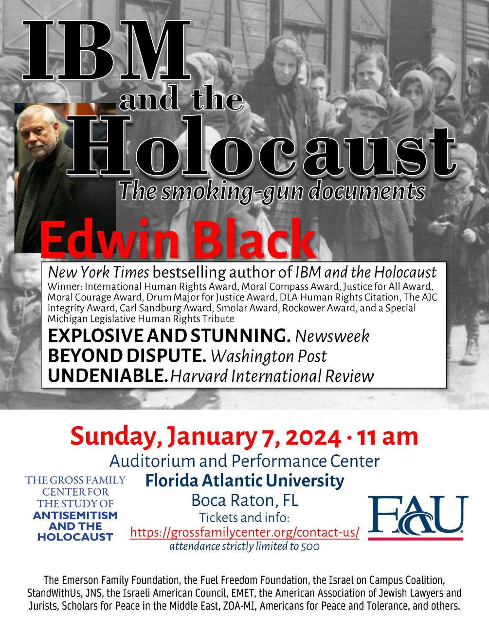 Events | Edwin Black