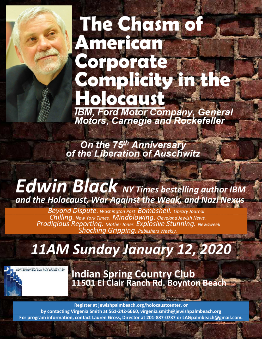 Events | Edwin Black