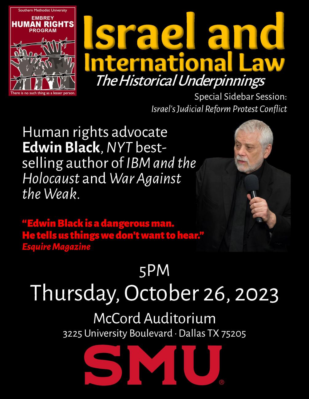 Events | Edwin Black