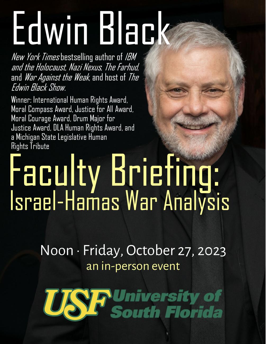 Events | Edwin Black