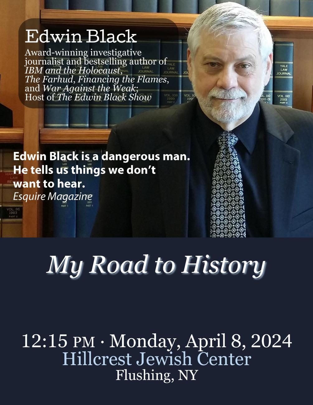 Events | Edwin Black