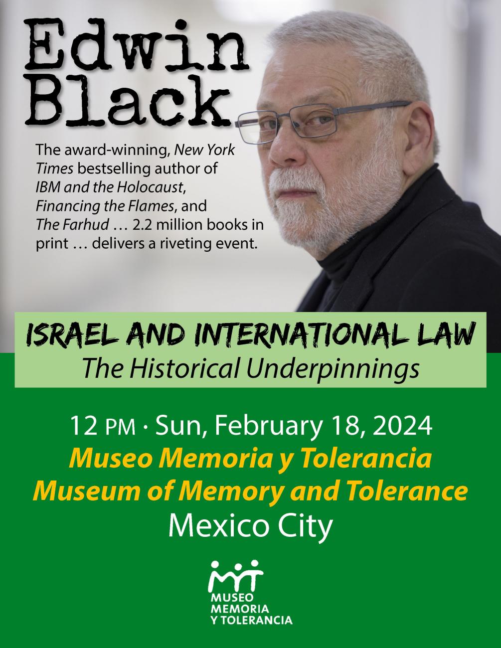 Events | Edwin Black